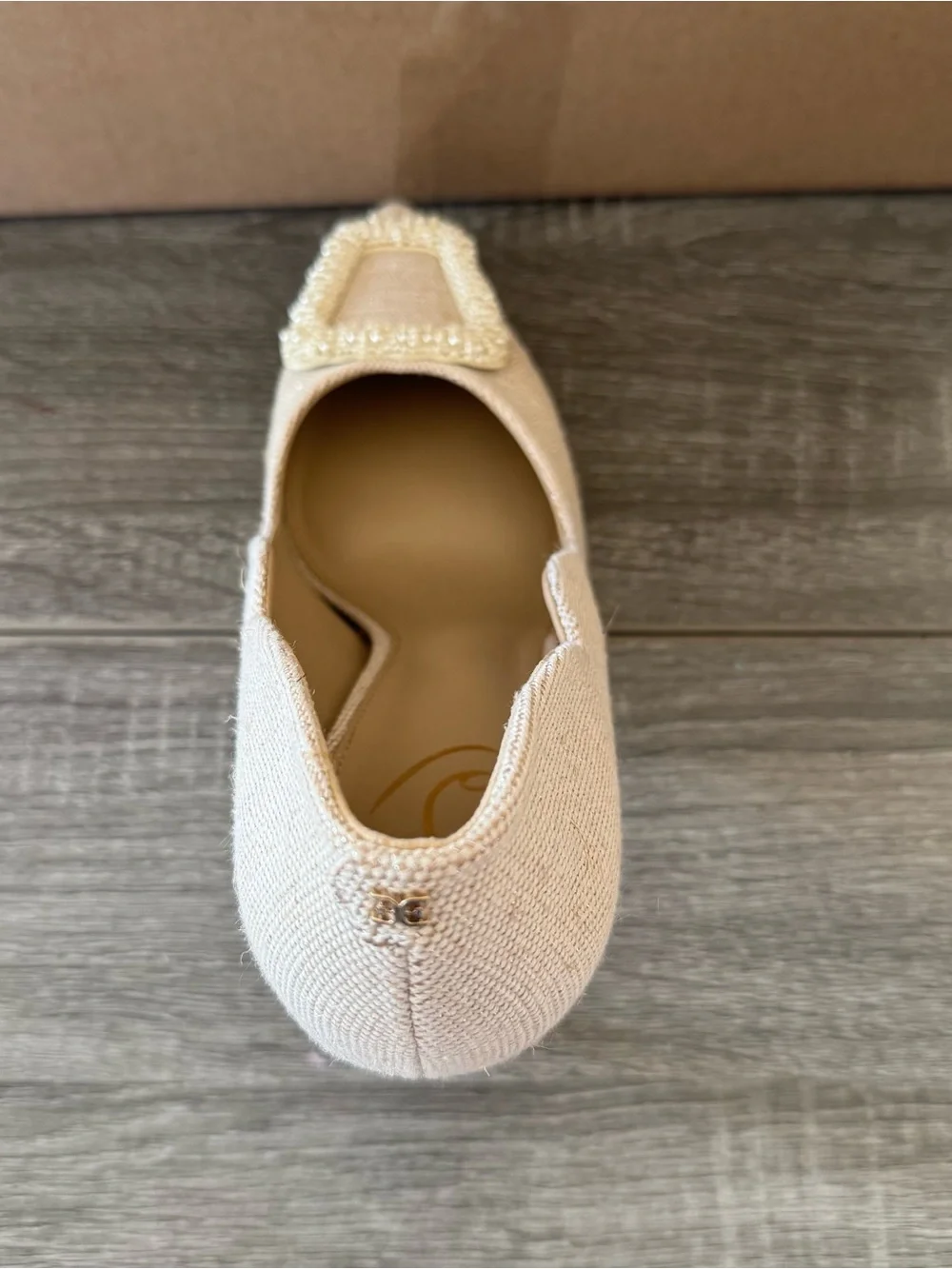 Sam Edelman | Shoes | Sam Edelman Joren Knit Pointed Toe Heels Pearl ...